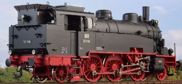 KM1 107508 - BR 75 1118 Dampflok UEF Museum sw/rt - Spur 1