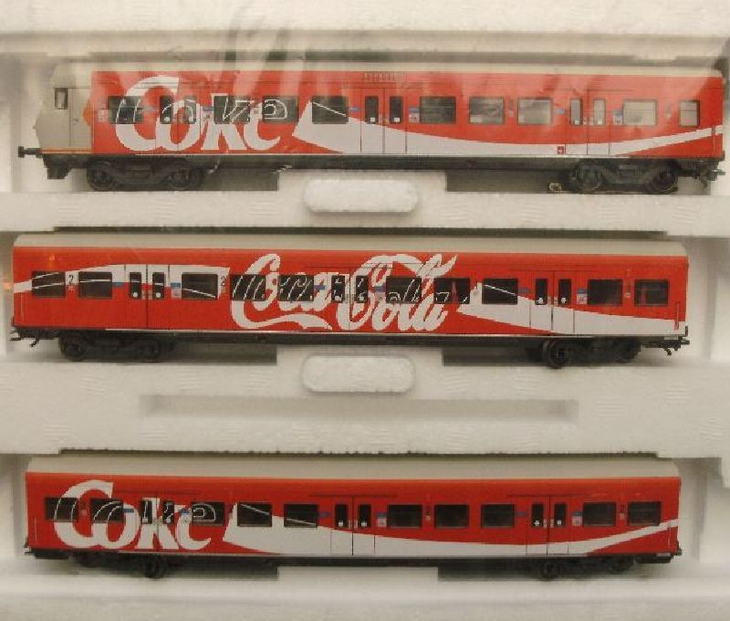 Maerklin 4393 - Wagenset S-Bahn Coca-Cola 3tlg. NEUwertig ...