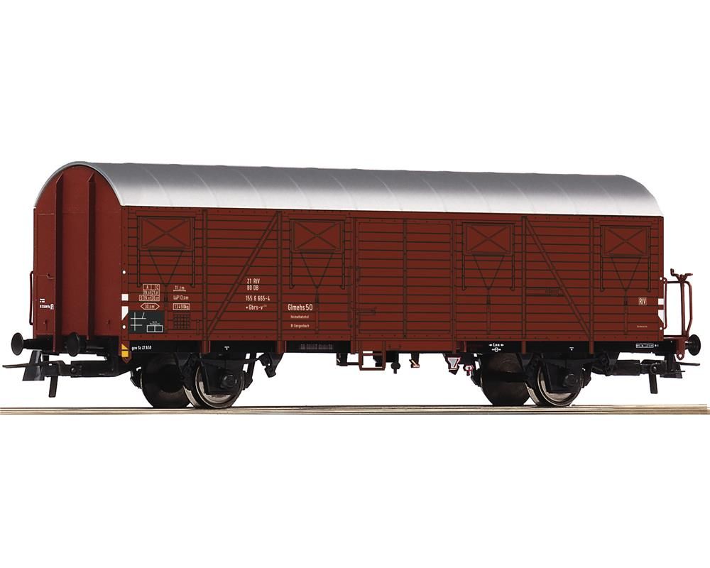 Roco 75955 - gedeckter Güterwagen Glmhs DB IV - Spur H0