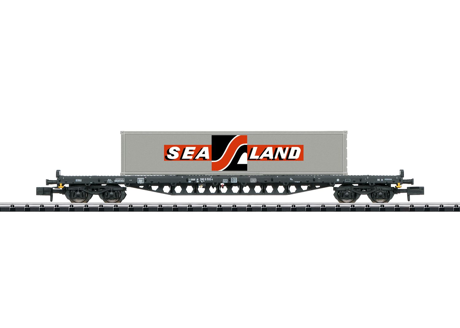 Trix 18087 - Containerwagen Bauart Rs 683 der DB in Ep.4 - Spur N